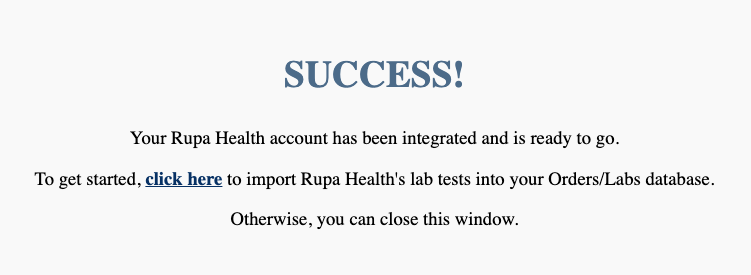 Rupa Health Integration – Cerbo